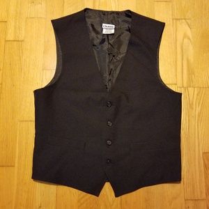 Cintas Black Tuxedo Suit Vest - Gem